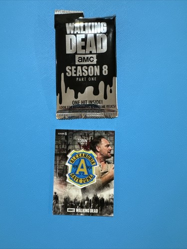 TOPPS WALKING DEAD SEASON 8 TOBIN (ALEXANDRIA SAFE ZONE) FACTION PATCH ...