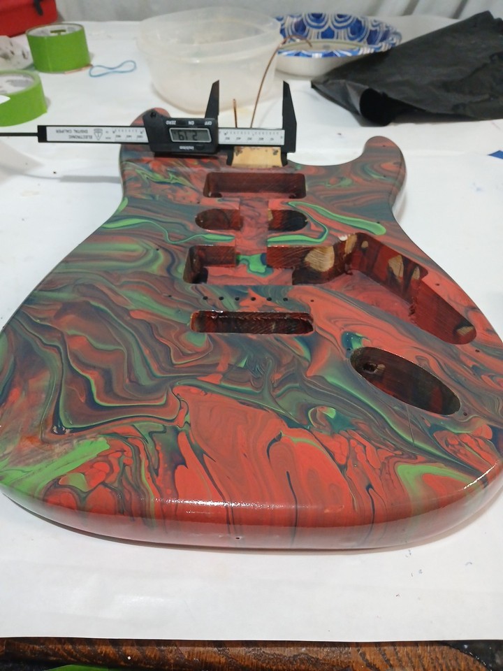 Strat style Paulownia Electric Guitar Body Custom Paint | eBay