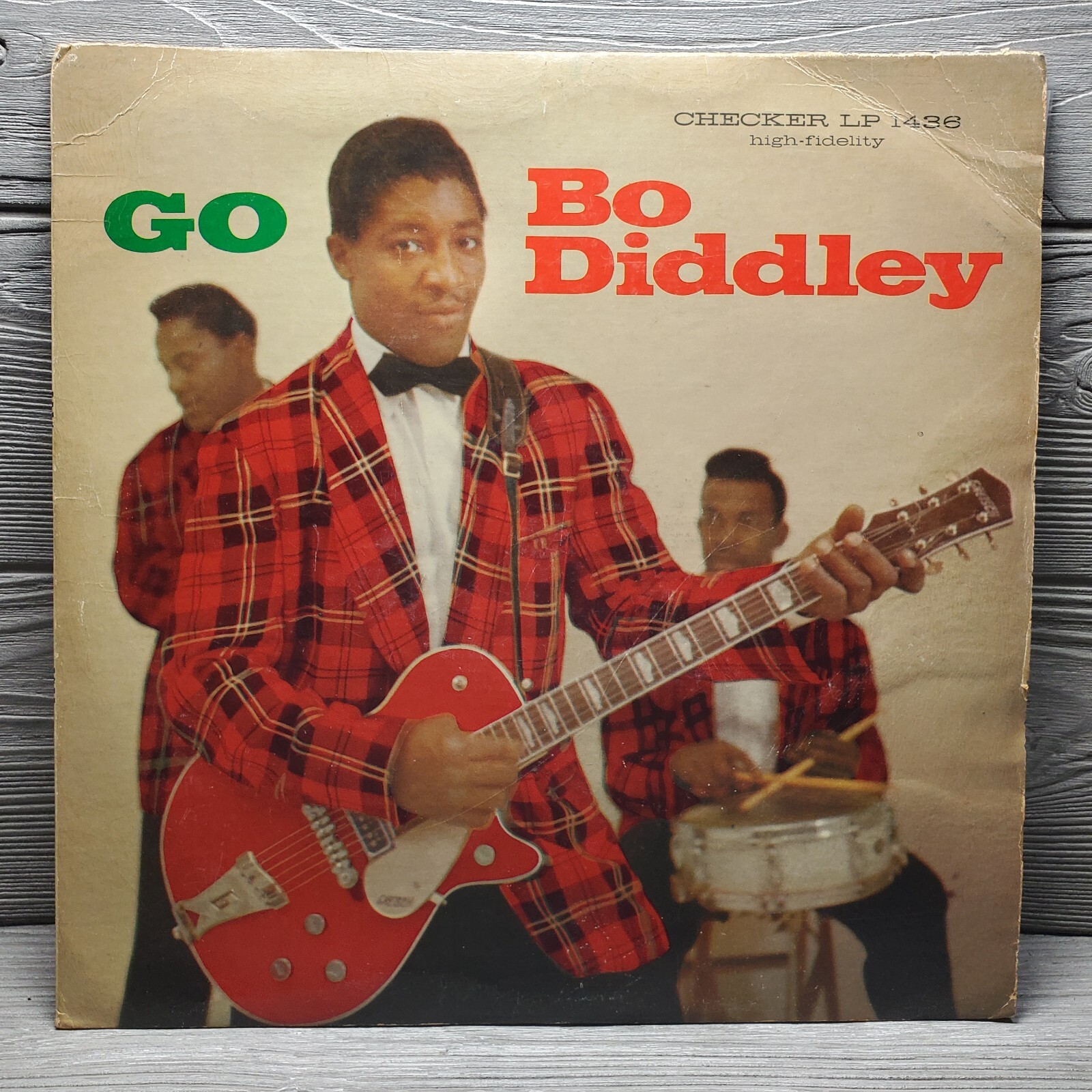 Bo Diddley - Go Bo Diddley - Checker LP 1436 Error Back Side Upside ...