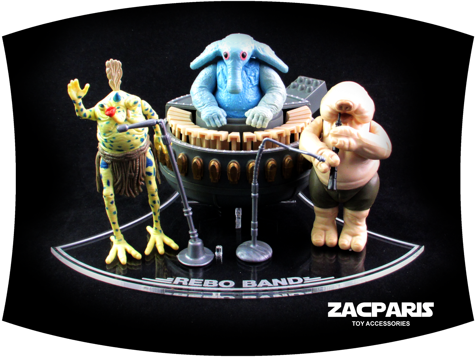 Display stand for Star Wars Vintage Kenner 1983 Sy Snootles & The Max ...