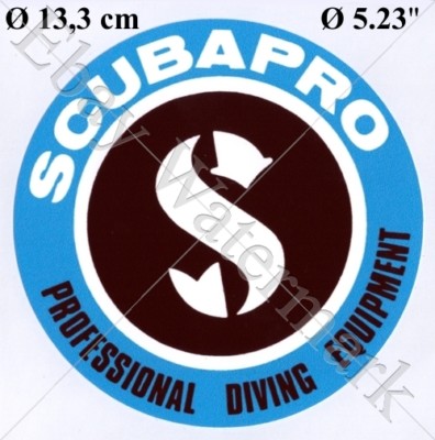 Scubapro tank decal sticker Aufkleber Diving scuba Tauchen Plongée Ø 13 ...