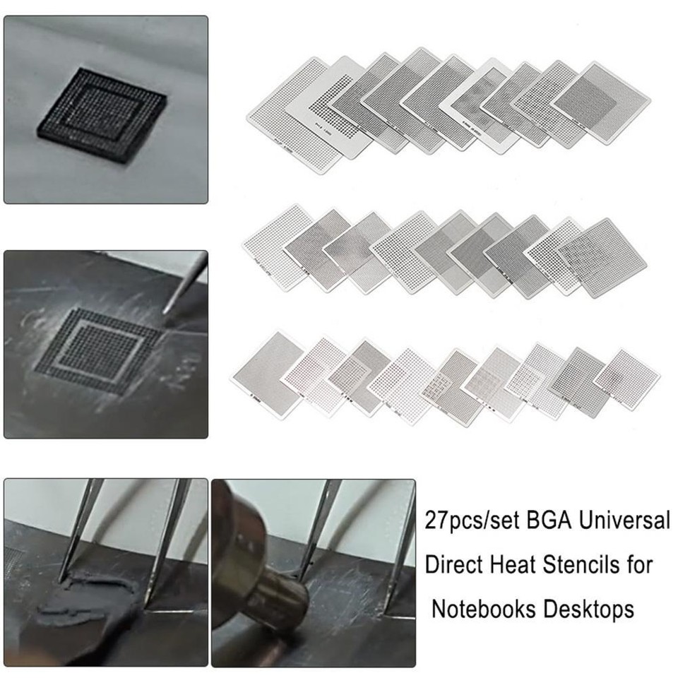 27pcs/set Universal BGA Stencil BGA General Template for Notebooks ...