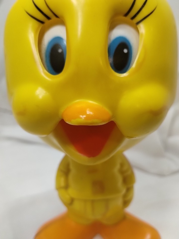 VTG 1976 Mattel Tweety Bird Talking Pull String Toy - String is missing ...