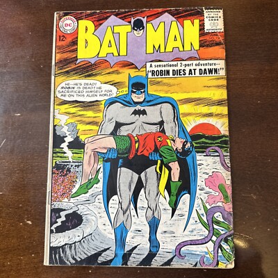 Batman #156 DC Comics 1963 Robin Dies | eBay