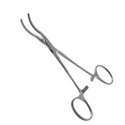 Cooley Pediatric Vascular Clamp, Dbl Crv, Atr, Spoon Shaped Jaws, 5.5 ...