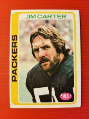 VINTAGE JIM CARTER #174 GREEN BAY PACKERS - MINNESOTA GOLDEN GOPHERS ...