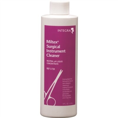 MILTEX 3-720 Surgical Instrument Cleaner Concentrate Solution 8 Oz / 32 ...