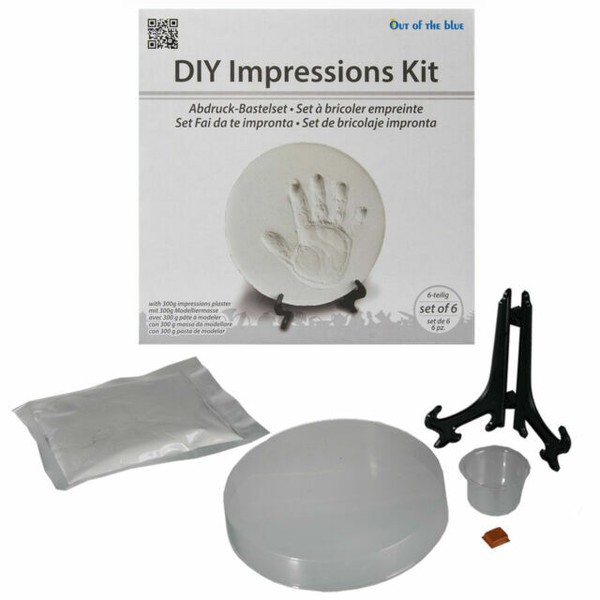 DIY Plaster Clay Impressions Kit - for Baby Foot Prints/hand or Pet Paw ...