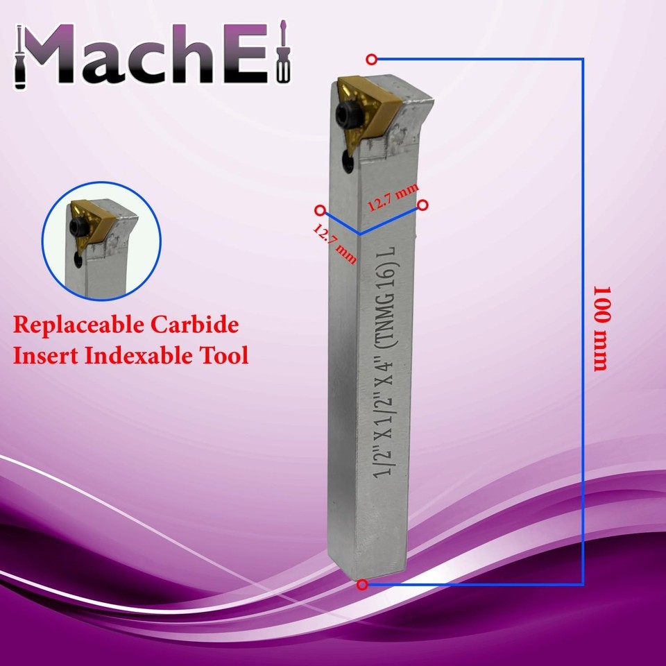 MachEl 3" (75mm) Fly Cutter with R8 Shank (7/16" Drawbar) – Indexable ...