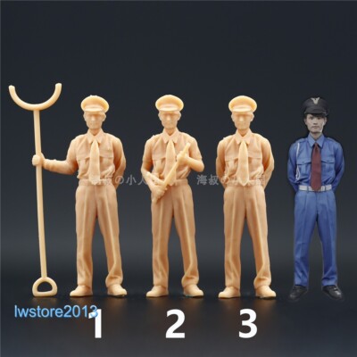 1/87 Security Man Scene Props Miniatures Figures Model For Cars ...