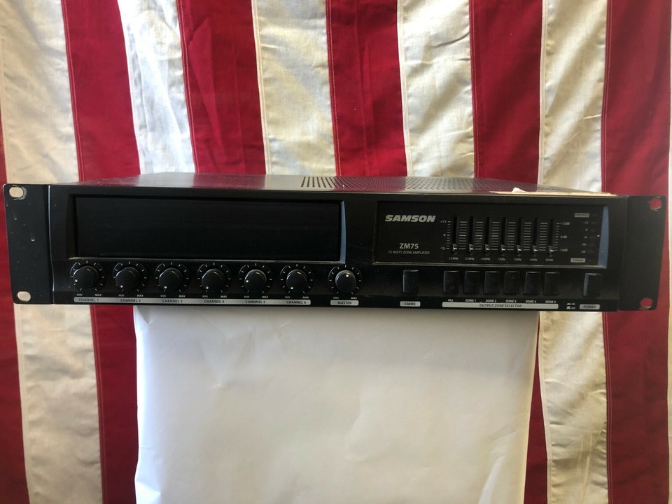 SAMSON ZM75 ZONE AMPLIFIER | eBay