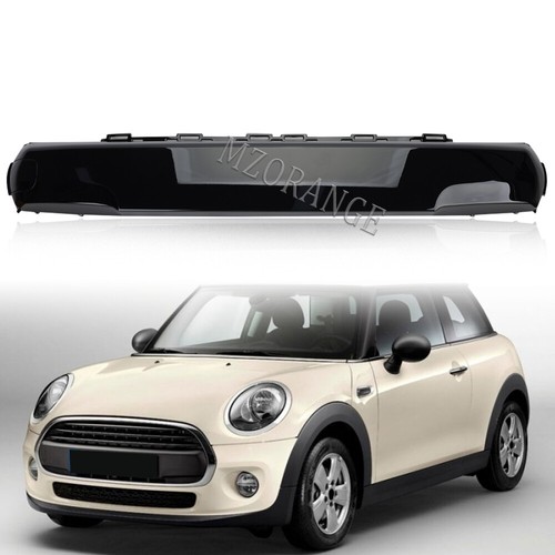 2014-2018 Mini Cooper Front Bumper Number Plate Cover Black ...