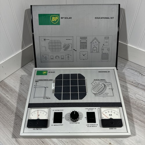 RARE - BP Solar Educational Kit Learning Science Building I015614 ...