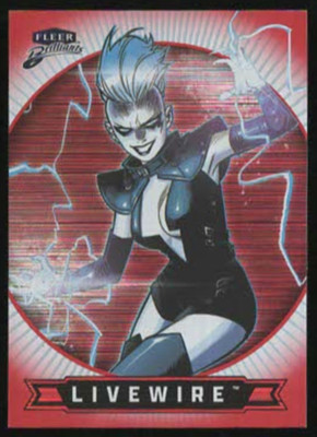 2025 Fleer Brilliants Superman #78 LIVEWIRE "RED HEAT VISION" Card ...