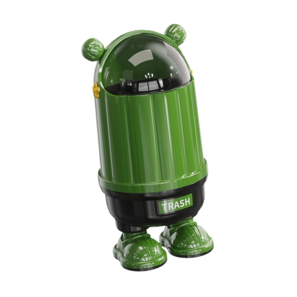 Trash Can Storage Bucket Lightweight Cute Garbage Bin for Home Hotel ...