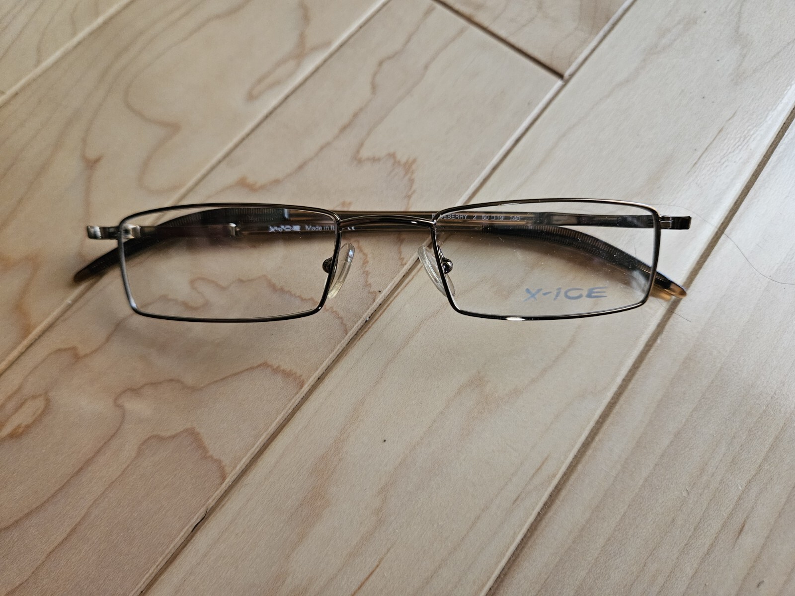 New Eyeglass Frames 2000's Rectangular Bronze Metal F… - Gem