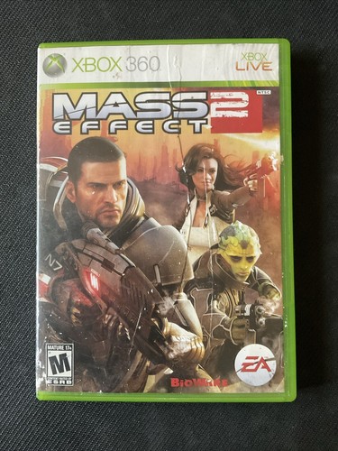 Mass Effect 2 (Microsoft Xbox 360) Rough Case/ Manuel Damage. 2010 ...