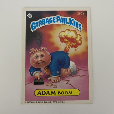 1987 Garbage Pail Kids Adam Boom 260a , RARE! | eBay