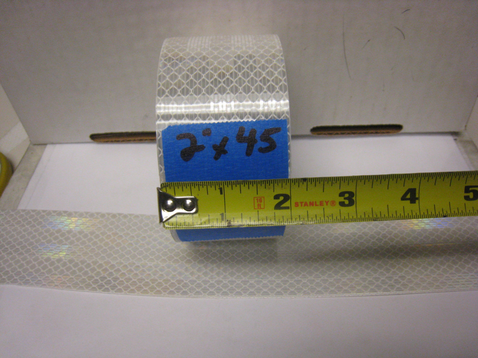 3M White 3930 High Intensity Prismatic Reflective Tape 2" X 45 feet | eBay