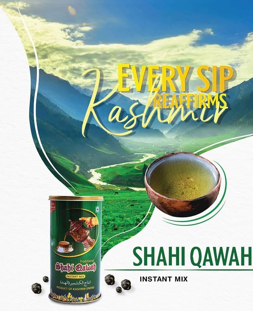 Shahi Kashmiri Qawah (Kahwa) Tea, 500 Grams Powder (250Gm x2) Combo ...
