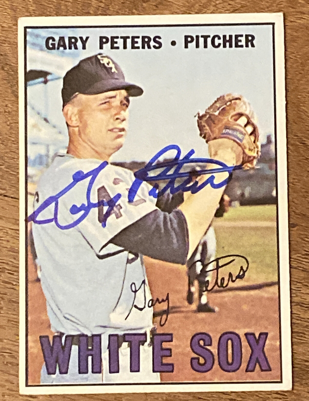 1967 Topps #310 Gary Peters Autographed SIGNED AUTO Card - Chicago ...