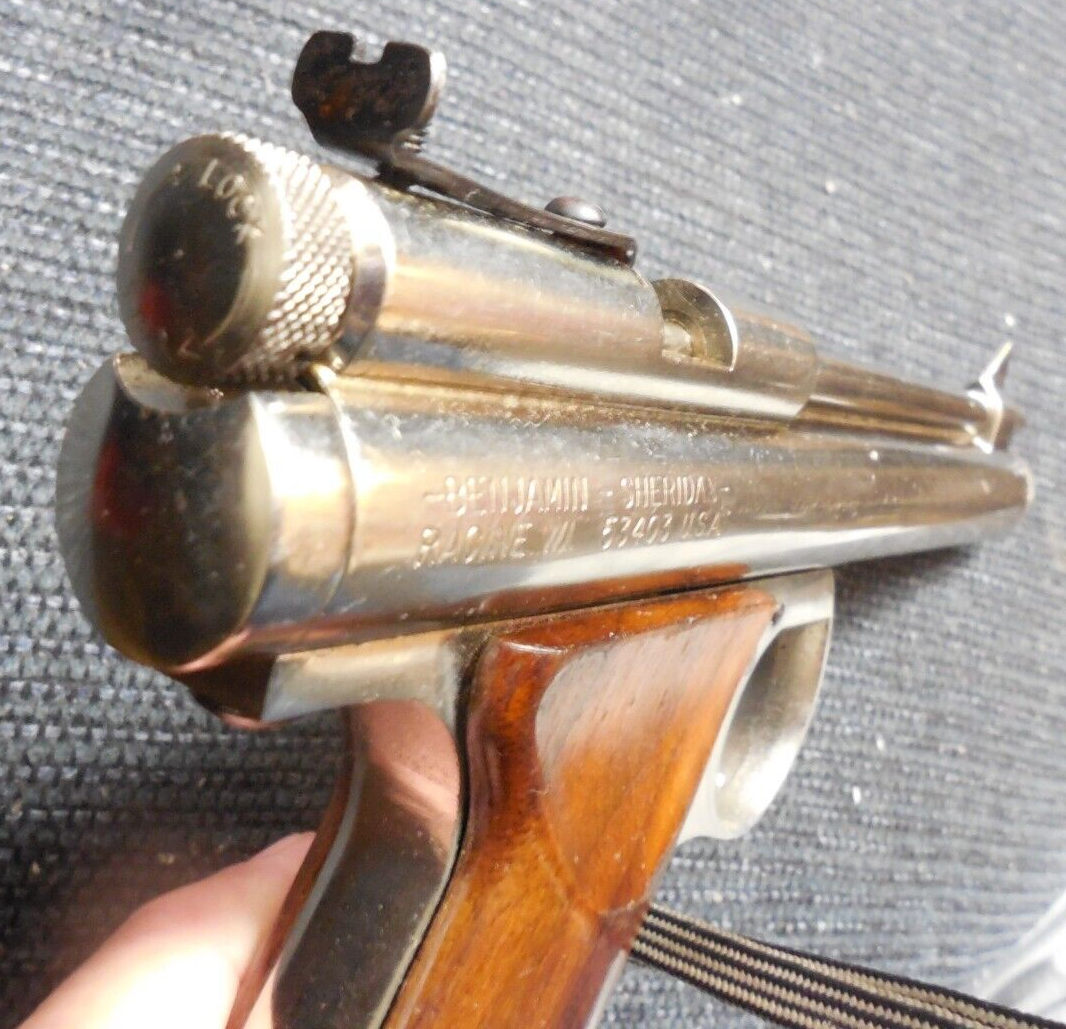 Rare Vtg. Benjamin-Sheridan E9 Series E20 Nickel Walnut 5.0mm .20 Cal ...