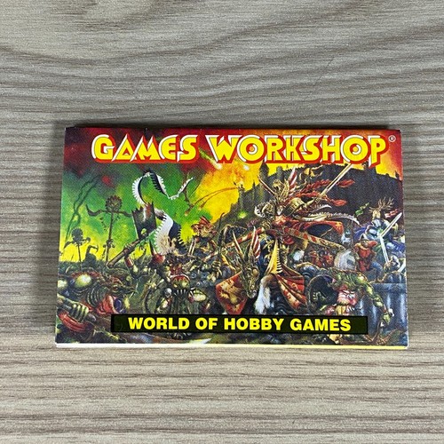 GAMES WORKSHOP WORLD OF HOBBY GAMES FOLD OUT FLYER LEAFLET 1990'S 2ND ...