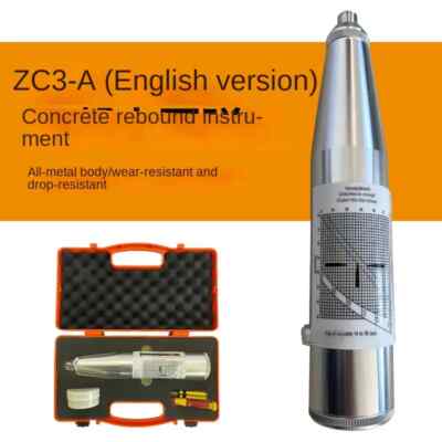 ZC3-A Silver Rebound Hammer for Mortar Sclerometer Concrete Test Hammer ...