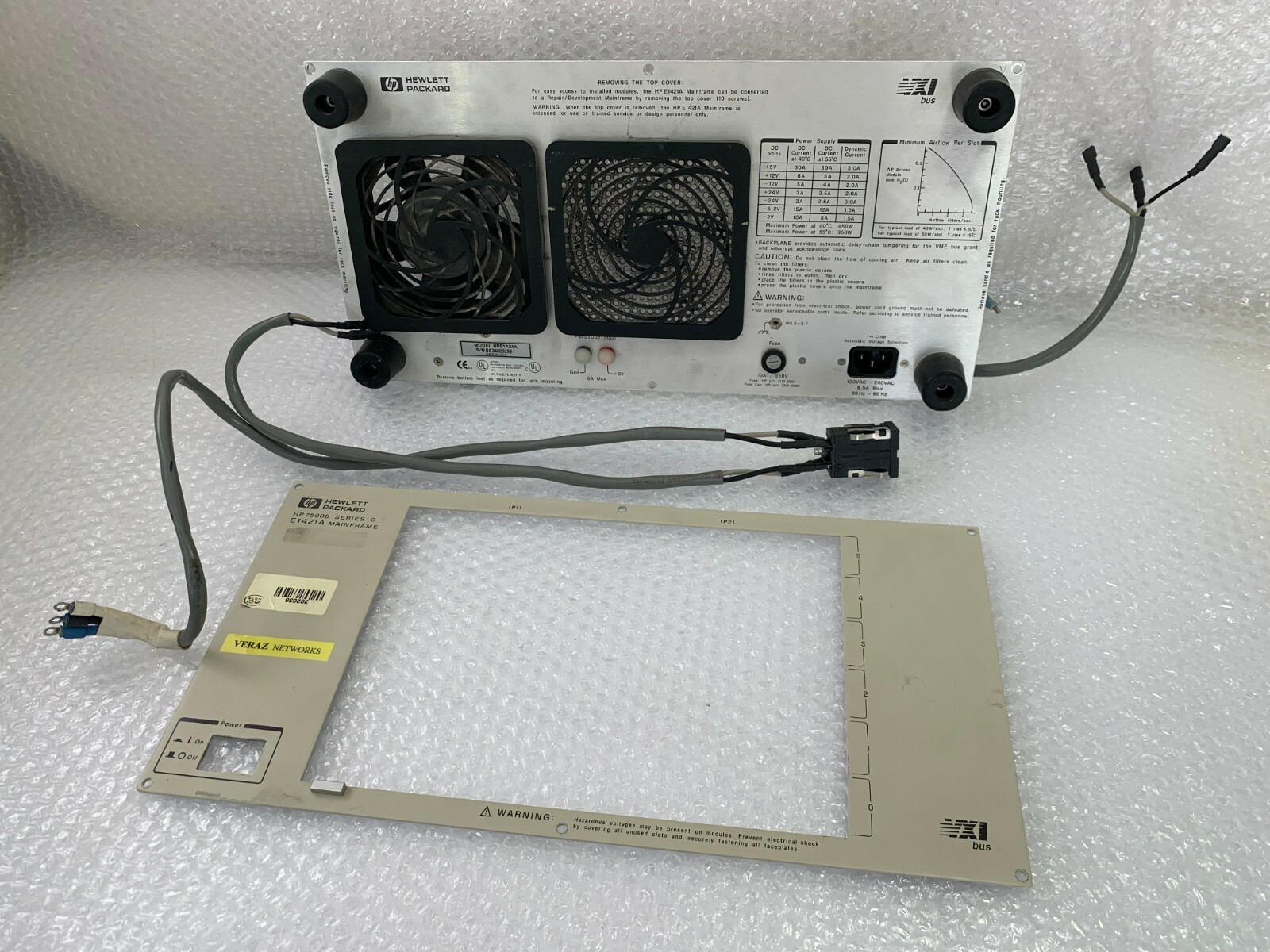 HP 75000 E1412A Front and rear panel only Used | eBay