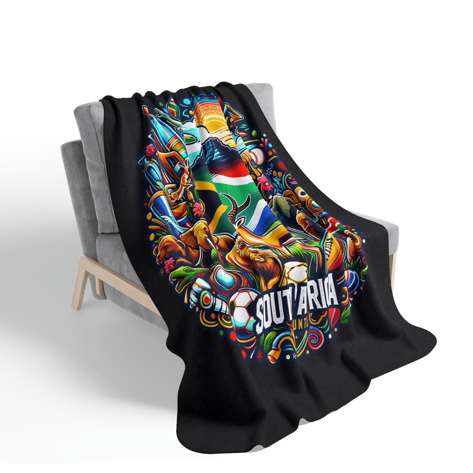 South Africa Ubuntu Fleece Sherpa Blanket | eBay