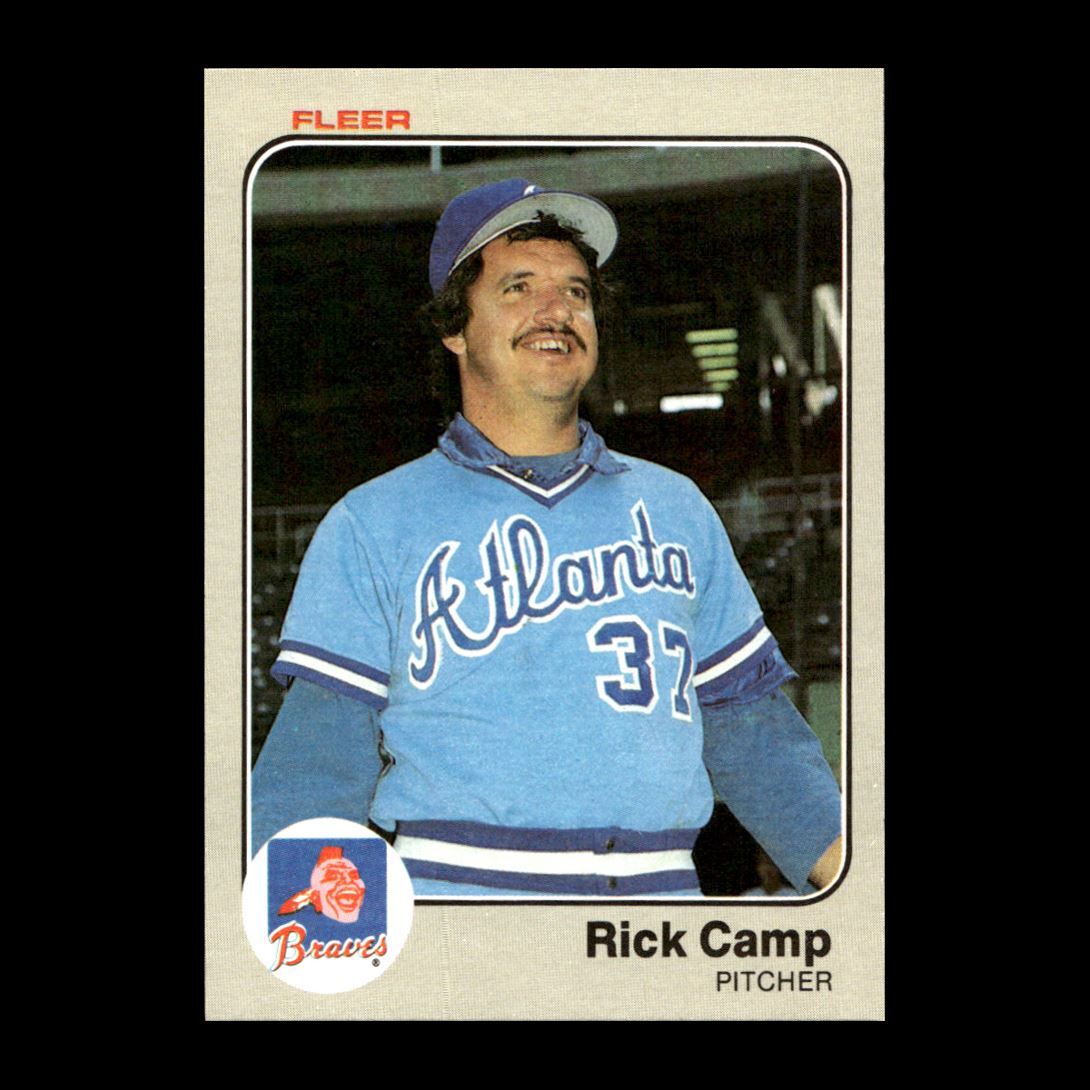 Rick Camp 1983 Fleer Atlanta Braves #133 NM-MT Vintage! | eBay