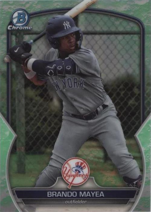 2023 Bowman Draft - Chrome Brando Mayea #BDC-66 Lunar Glow Refractor ...