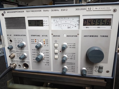 Test Receiver, Rohde Schwarz R&S ESH2 9 kHz-30 MHz | eBay.de