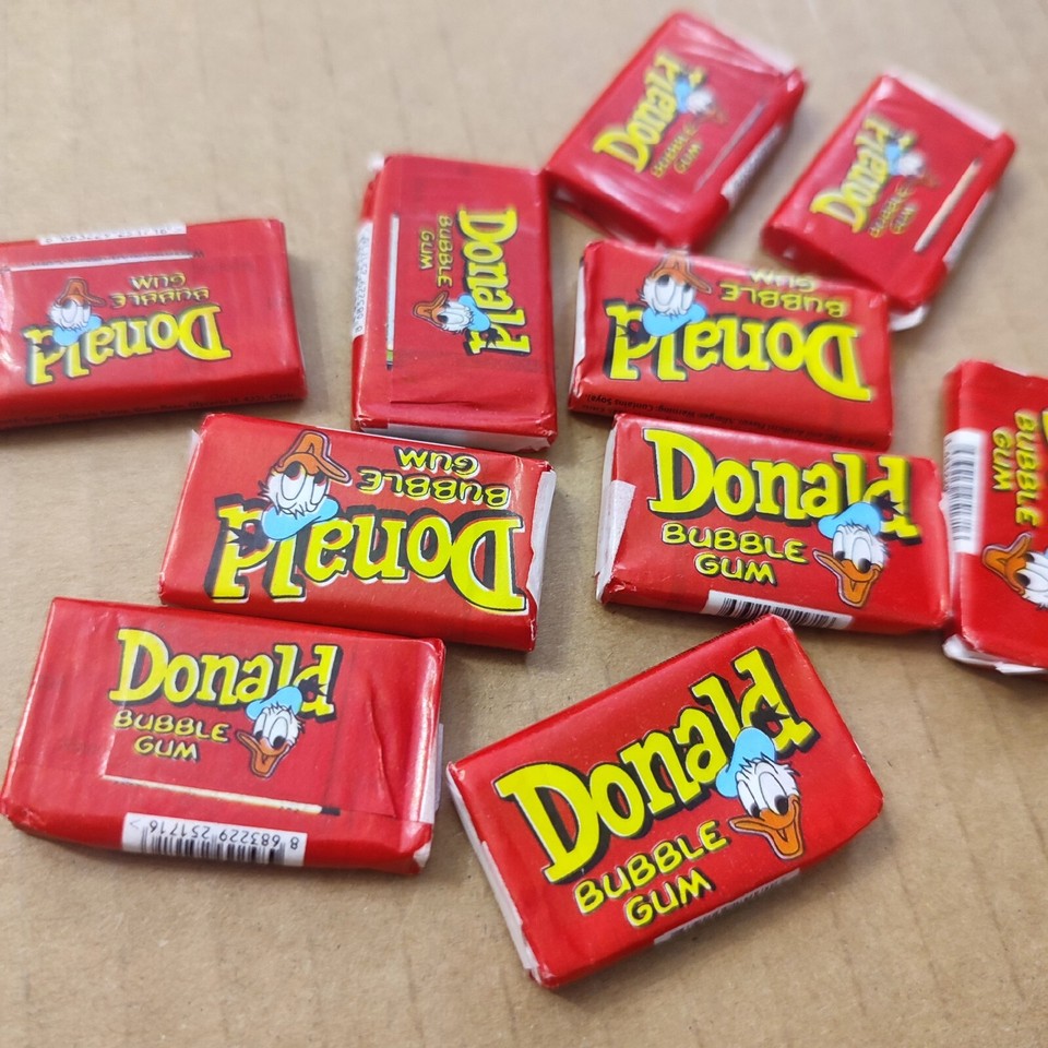 DONALD Bubble Gum Chewing gum 10 pcs | eBay