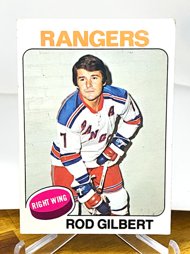 1975-1976 Topps #225 Rod Gilbert New York Rangers | eBay