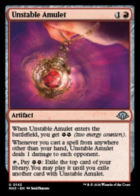 MTG Modern Horizons 3 - Unstable Amulet *FOIL* (x2), 1 - Retro | eBay