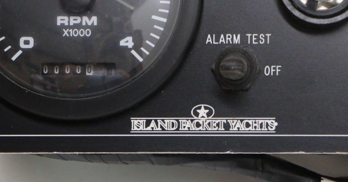 Island Packet Sailboat Yanmar 4JH Ignition Instrument Panel w/ Hour ...