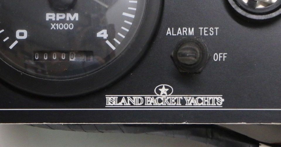 Island Packet Sailboat Yanmar 4JH Ignition Instrument Panel w/ Hour ...