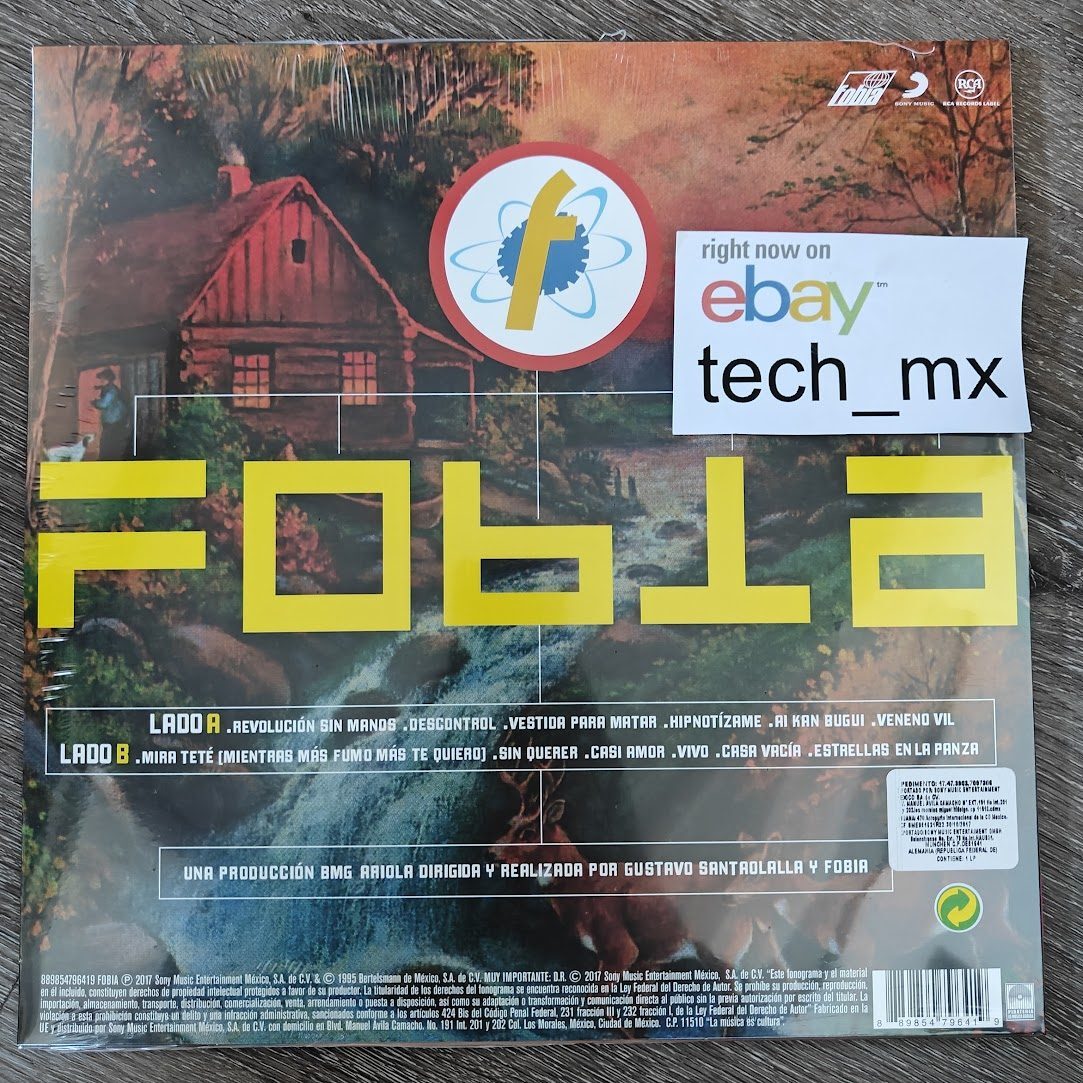 Fobia - Amor Chiquito [Vinyl] [LP] [Color Gris] NEW FREE USA Shipping ...