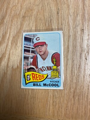 1965 Topps Baseball Bill McCool Cincinnati Reds Card #18 | eBay
