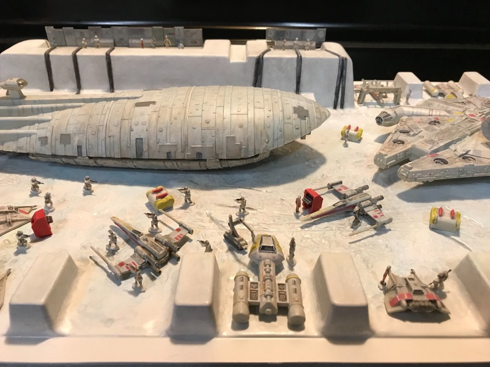 AMT Star Wars Rebel Base Model Kit Pro Painted | eBay