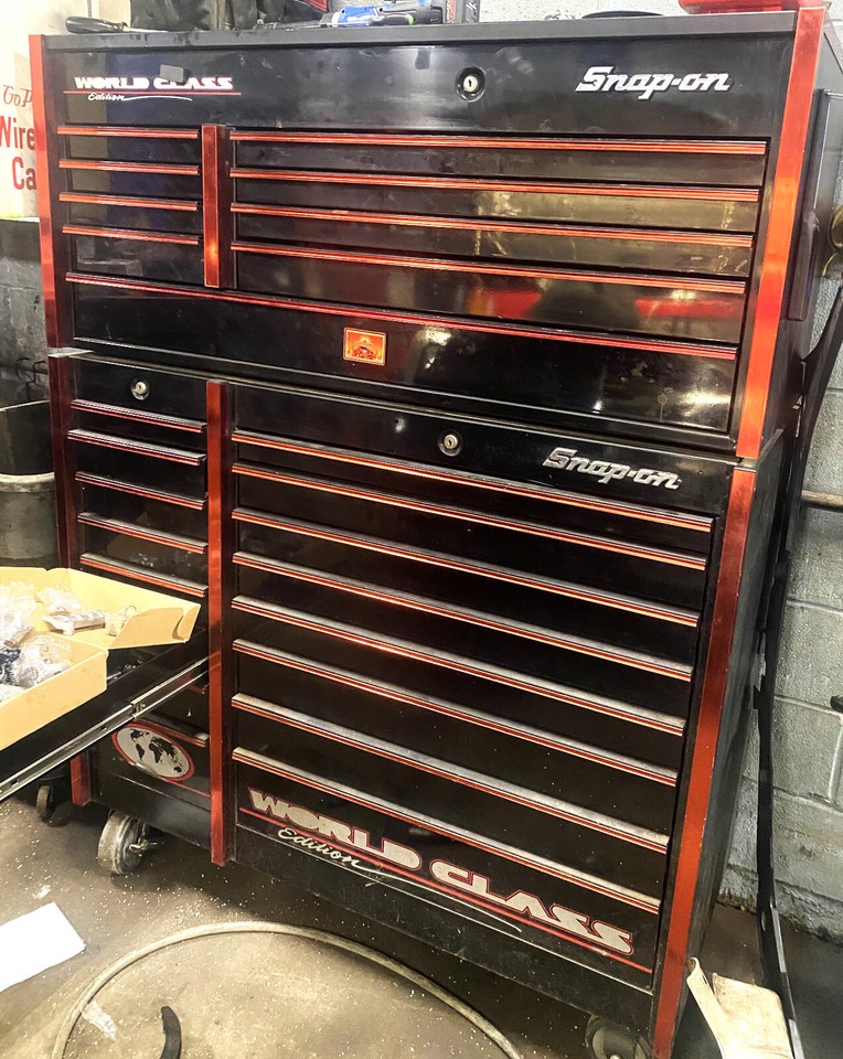 Snap On Tool Box Roll Cab Base & Top Box Krl World Class Edition 50" x ...