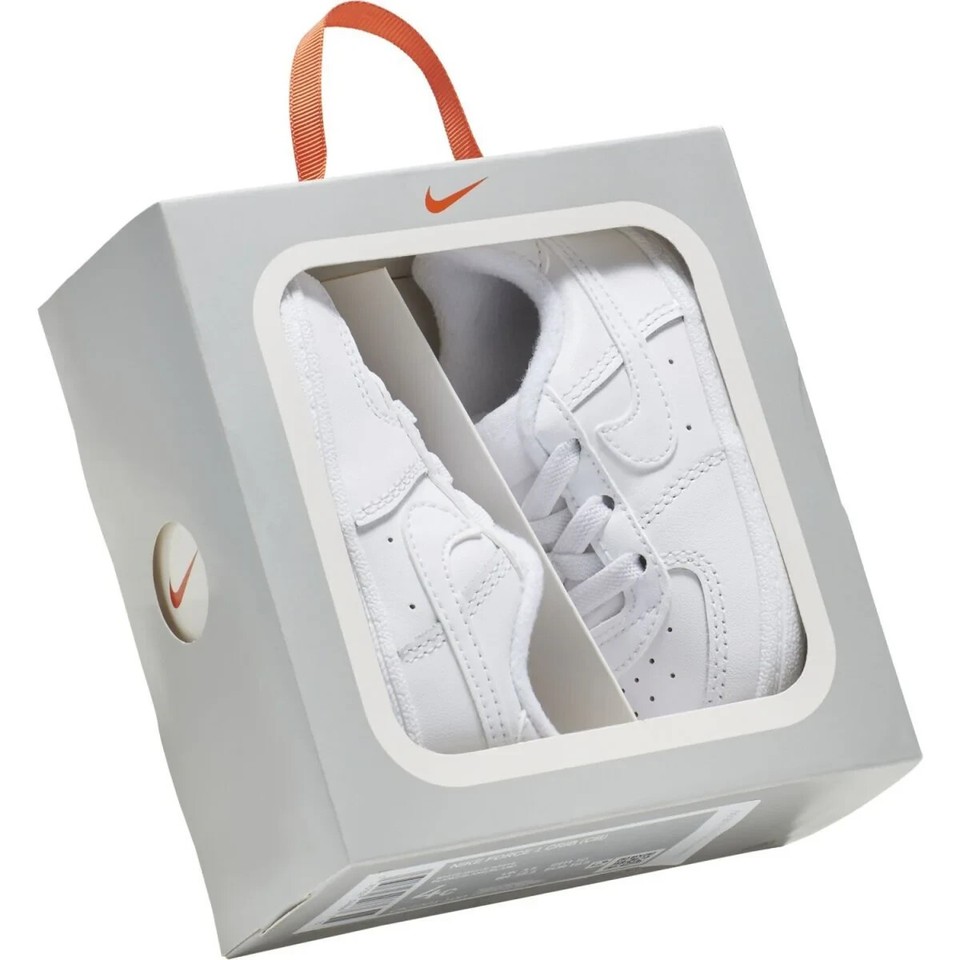 New Nike (CB) Crib Soft Bottoms Air Force 1 Low White | eBay