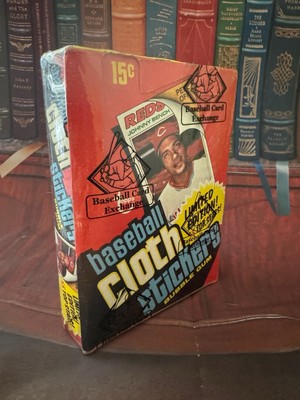 1977 Topps Baseball Cloth Stickers Wax Box Sealed BBCE Authenticated | eBay