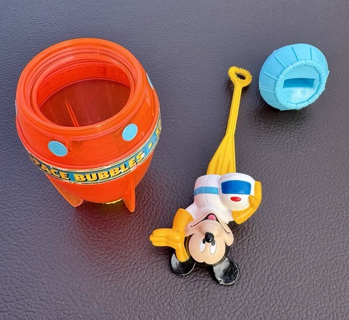 Disney Tootsie Toy Mickey Mouse Rocket Ship Space Bubble Dispenser ...