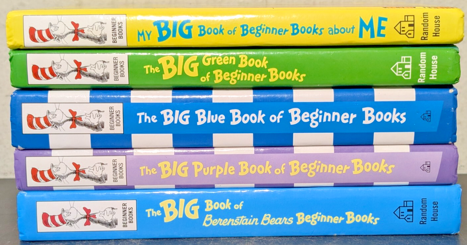 6 Book Lot BIG Dr Seuss I Can Read Hardcover Children's Picture Book 30 ...