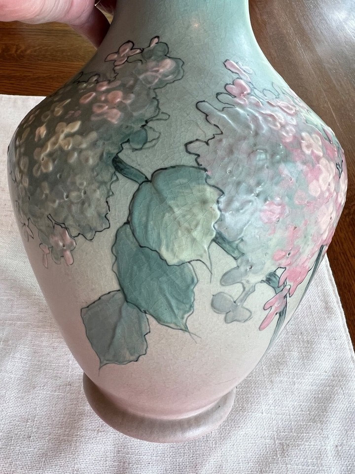 Weller Pottery Hudson Factory Lamp Base signed S. Timberlake 12" | eBay