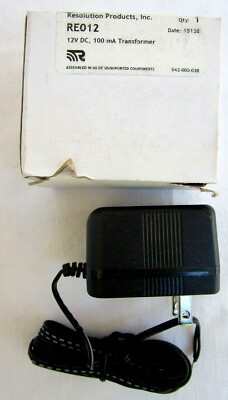 RESOLUTION PRODUCTS..RE012..AC DC ADAPTOR TRANSFORMER...NEW IN BOX | eBay