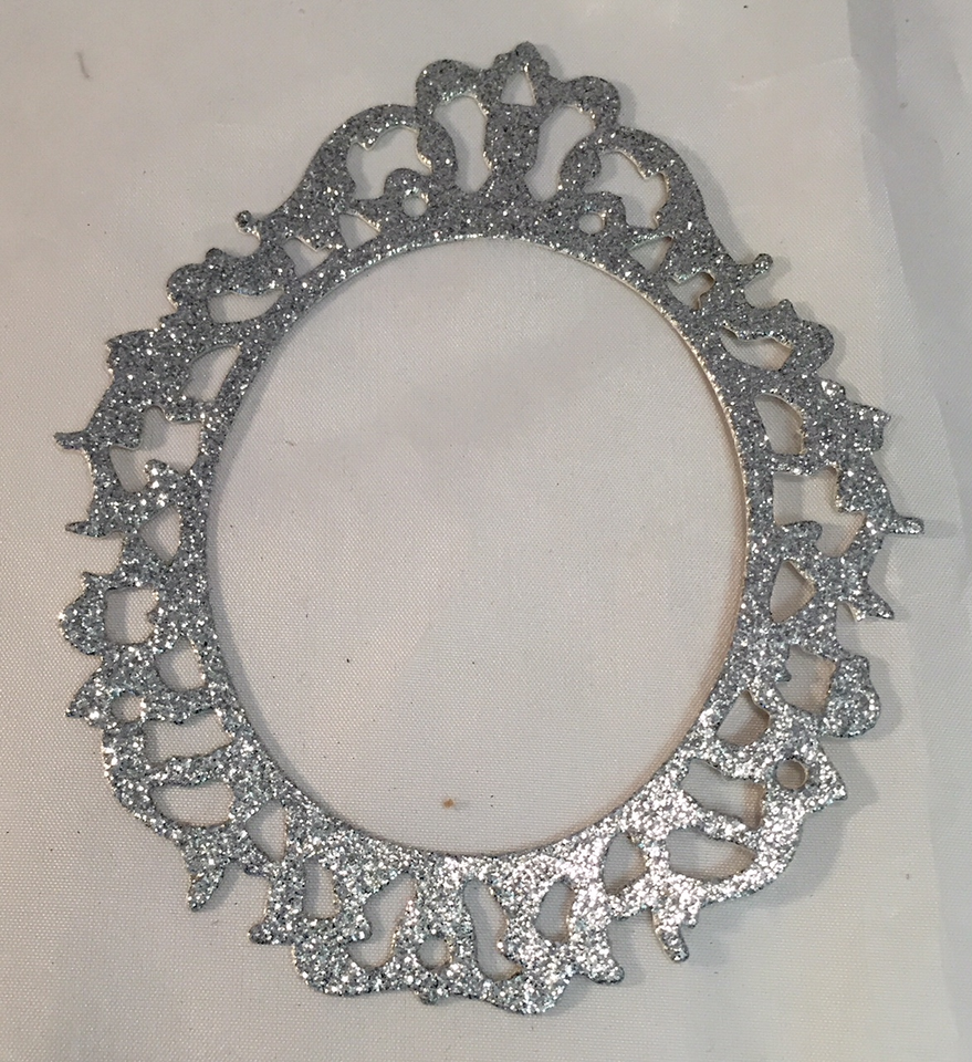 Tim Holtz Die Cuts * Oval Ornate Frame * Set of Six * Gold or Silver ...