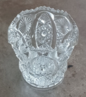 1960's Imperial Clear Cut Glass Bellaire Toothpick Holder Mini Vase 2.5 ...